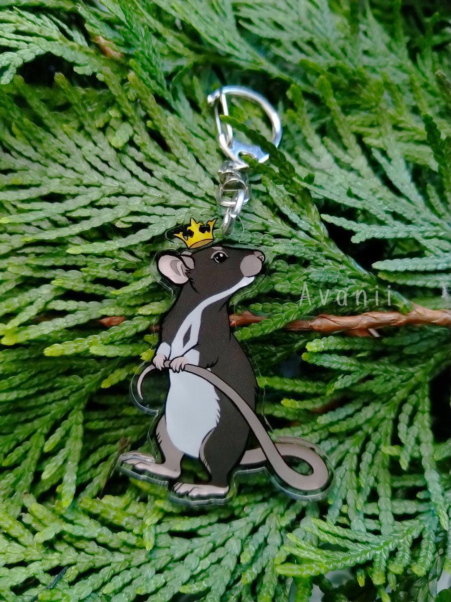 Royal Beasts: Rat - Acrylic Charm - 2 inch double sided keychain ...